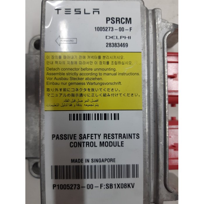 4 NORTH AMERICA - PASSIVE SAFETY RESTRAINT CONTROL MODULE Tesla model S ...