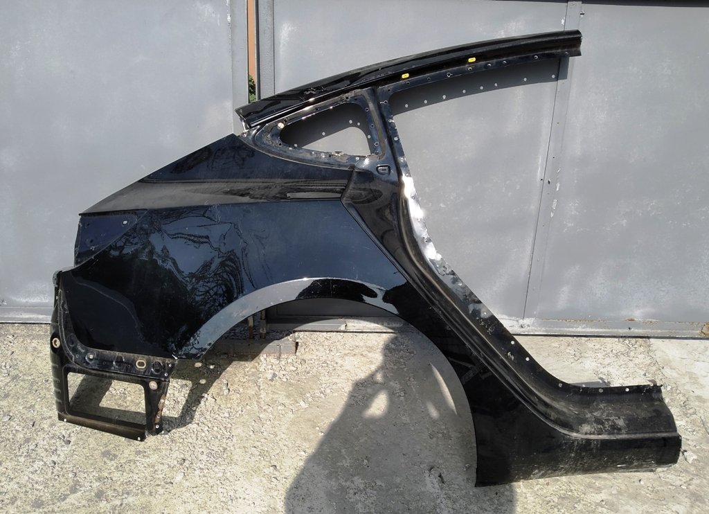 4 M3 ASY, REAR QUARTER OUTER ASSY RH (damaged) Tesla model 3 1073678-S0-A