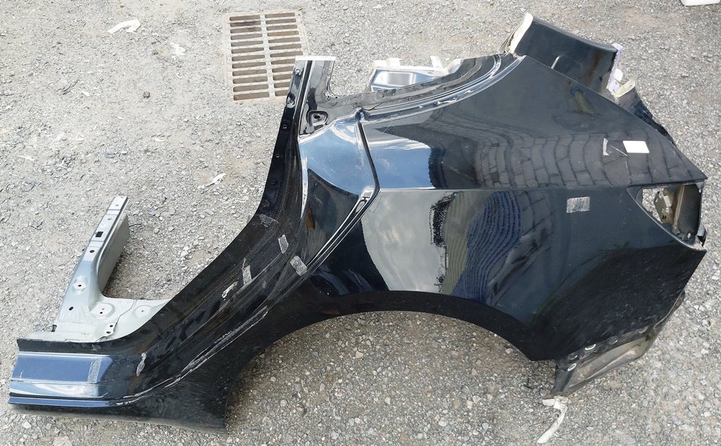 5 Rear left quarter assembly with side member PBSB Tesla model 3 ...