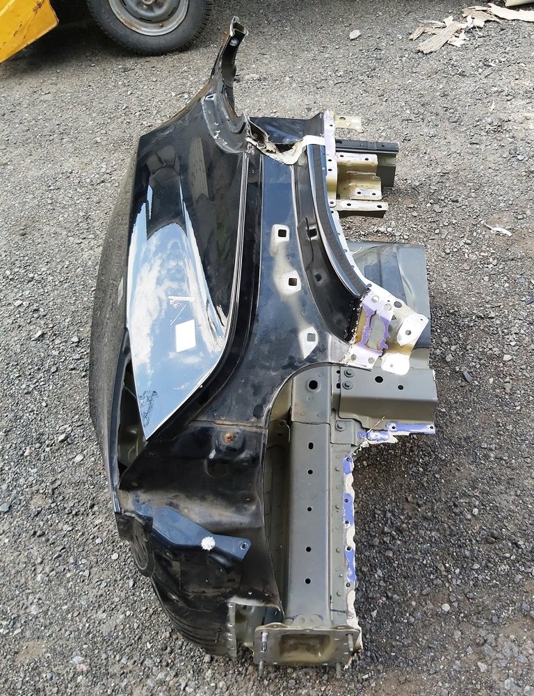 5 Rear left quarter assembly with side member PBSB Tesla model 3 ...
