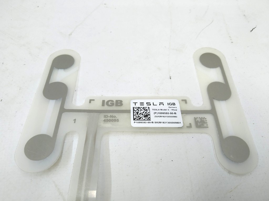 1 Driver seat presence sensor Tesla model 3 7654322-01-B