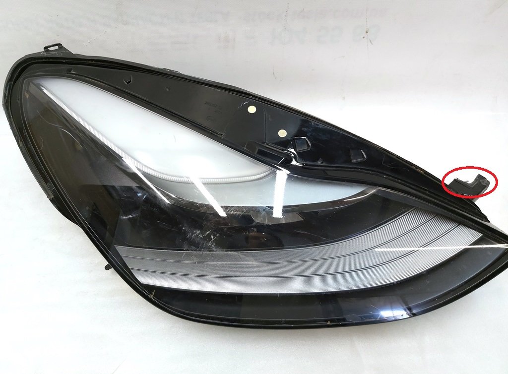 2 Фара главная правая UP LEVEL GLOBAL в частичном сборе Tesla model 3 ...