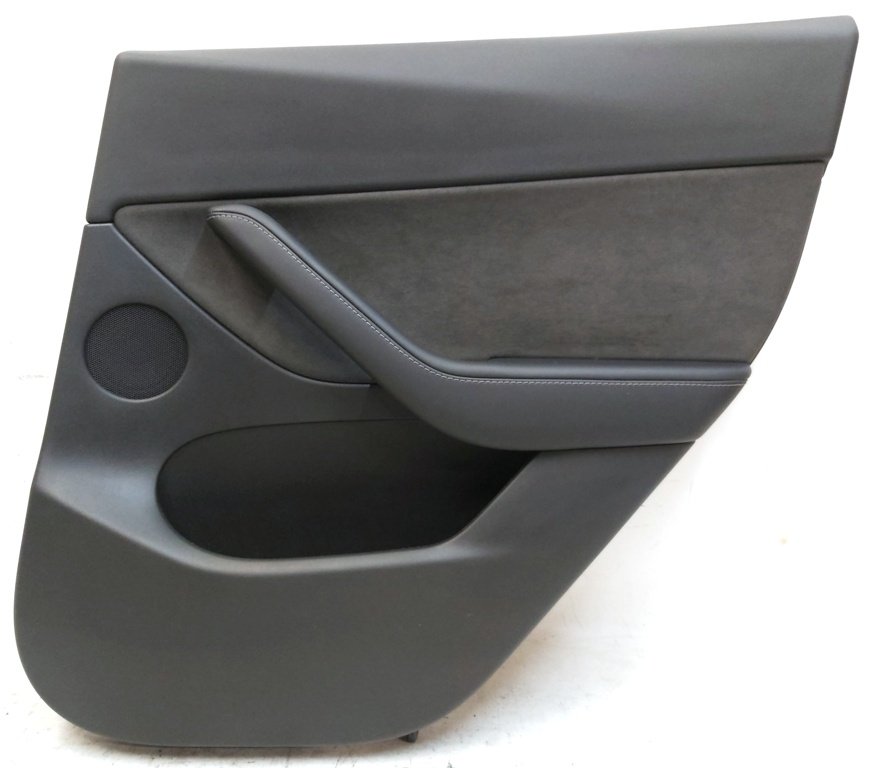 9 DOOR TRIM ASY, RR RH, LHD with bl. reg. glass and dynam. PREM BLACK ...