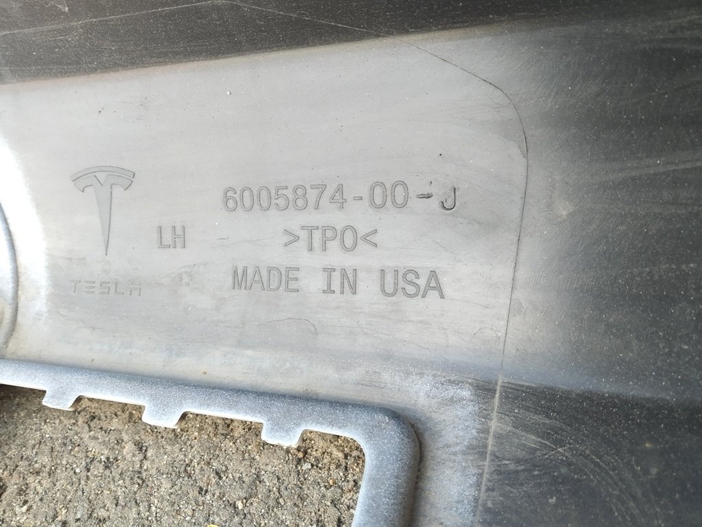 1 Sill trim left rocker panel (painted) PPSW soldered for painting ...