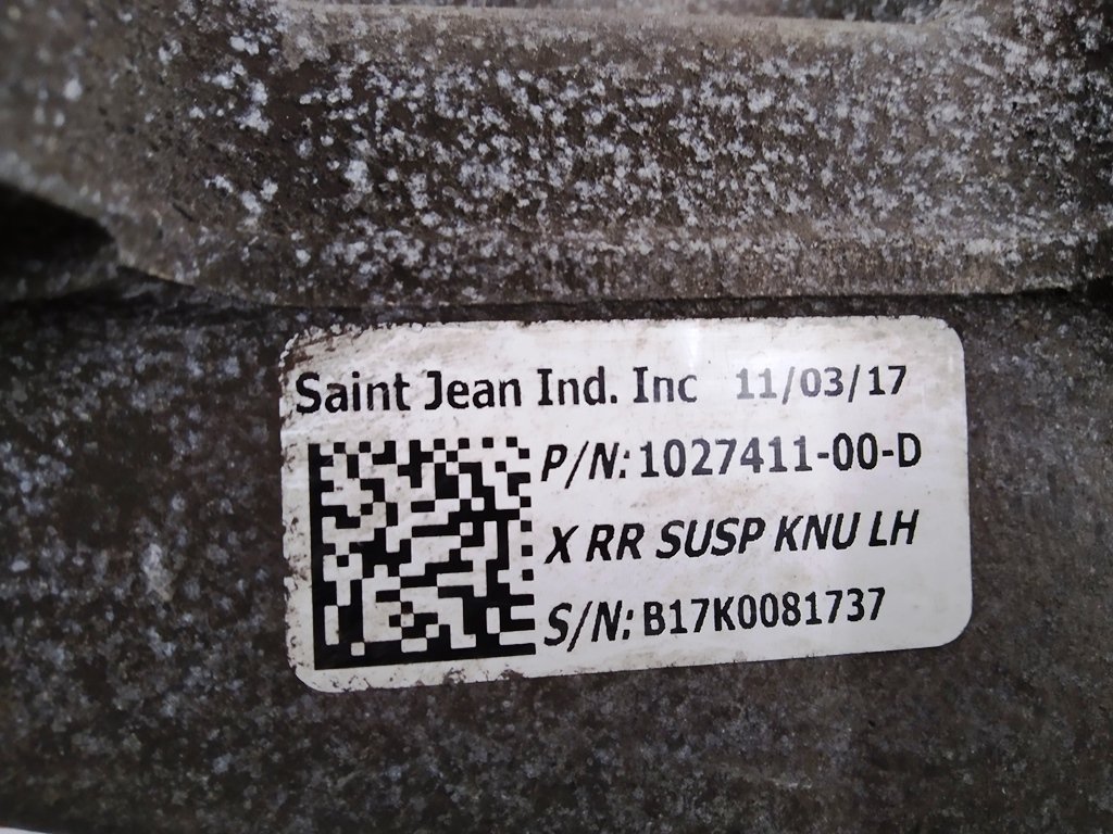 1 Rear left knuckle (trunnion) Tesla model X 1027411-00-D