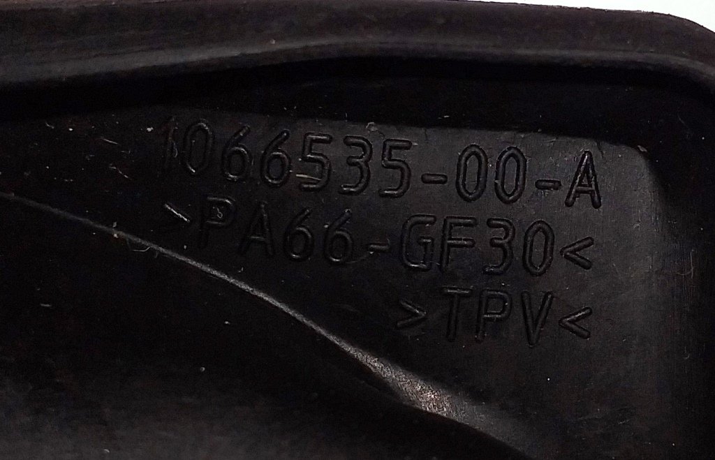 1 Afdichting bovenpaneel linker achterdeur Tesla model X 1483697-00-B