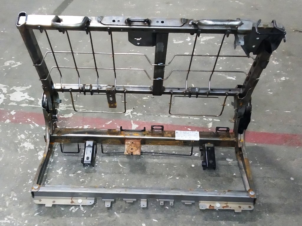 2 2nd Row Left Double Seat Metal Frame Tesla model X 3123713-03-A